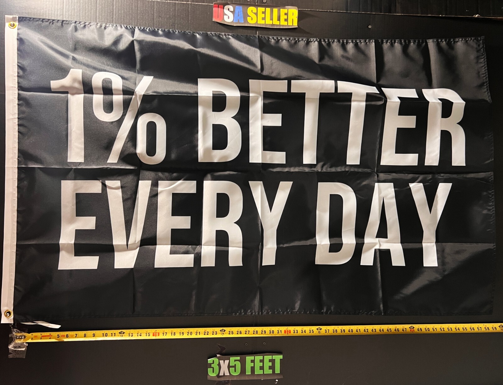 Motivation Flag FREE USA SHIP 1 Dorm Workout College Fitness Beer USA ...