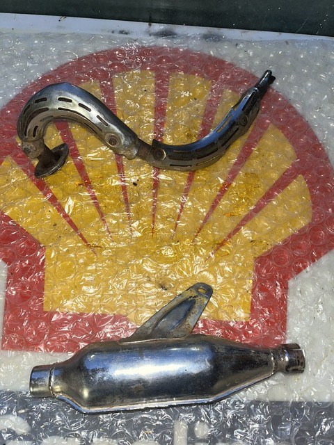 1970 Honda Qa50 Exhaust Pipe Muffler With Heat Shield Qa 50 3407575 for ...