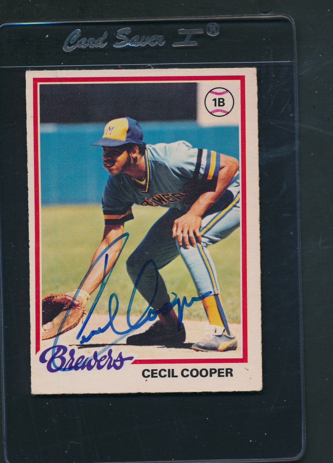 1978 O-Pee-Chee #71 Cecil Cooper Brewers Signed Auto *C2686 | eBay