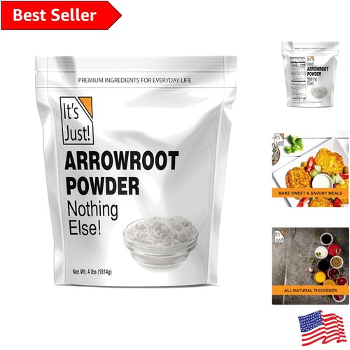 Organic Arrowroot Powder - Healthy Non-GMO Thickening Agent for All ...