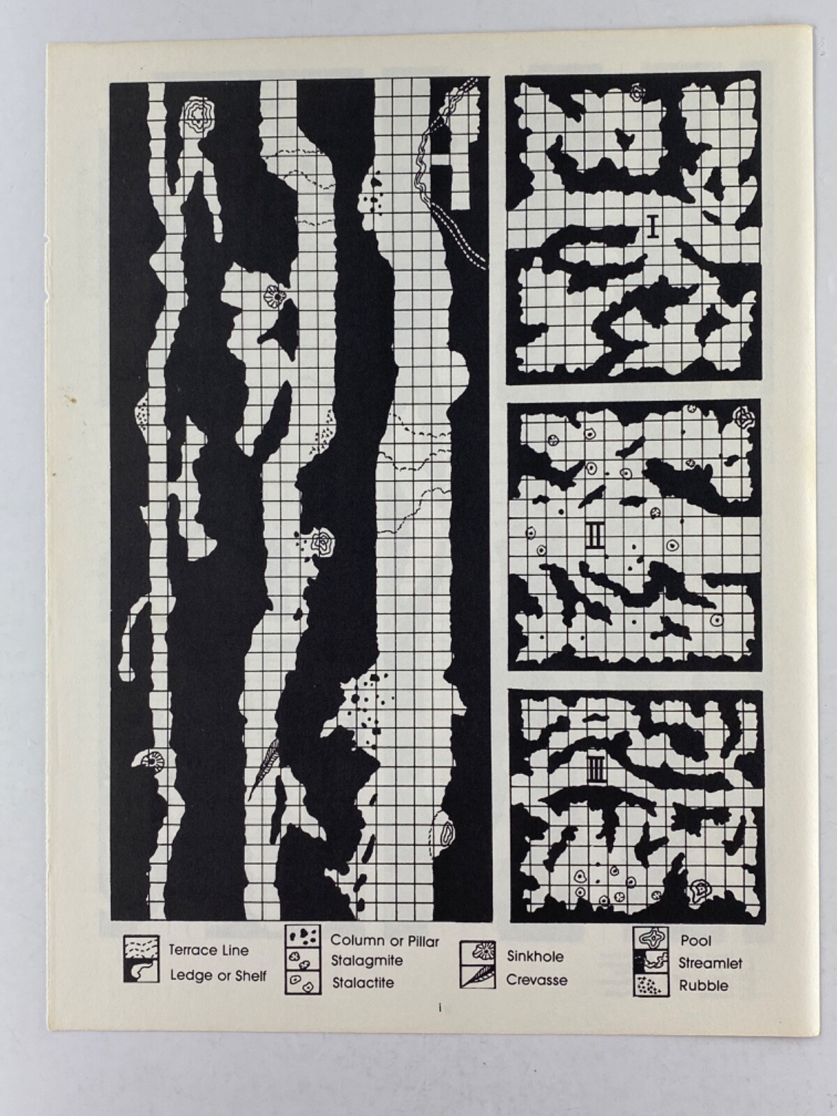1980 AD&D Dungeon Module D1-2 “Descent Into The Depths Of The Earth ...