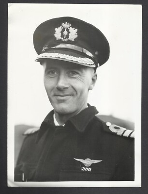 (S21) RARE ARCHIVE PRESS PHOTO 1940S RAF DUTCH PILOT WORLD WAR 2 ROYAL ...