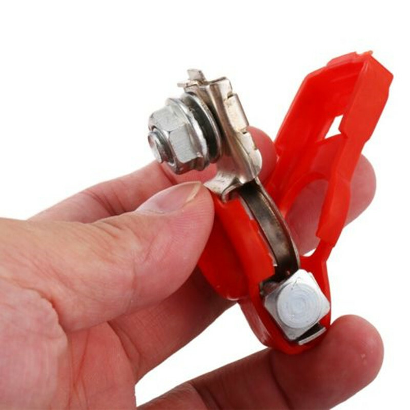 2X Durable&Long Lasting Cars Battery Cable Connect Clips Clamp Terminal ...