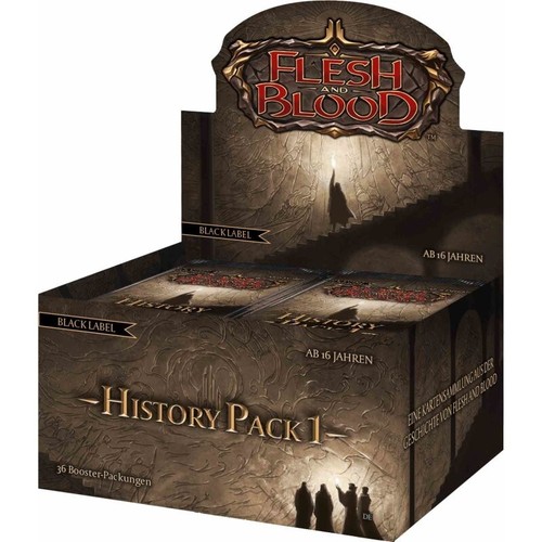 Flesh and Blood TCG - History Pack 1 BLACK LABEL EDITION-Display ...
