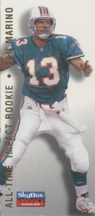 1996 Skybox Impact Rookies - All-Time Impact Rookie Dan Marino #89 for ...