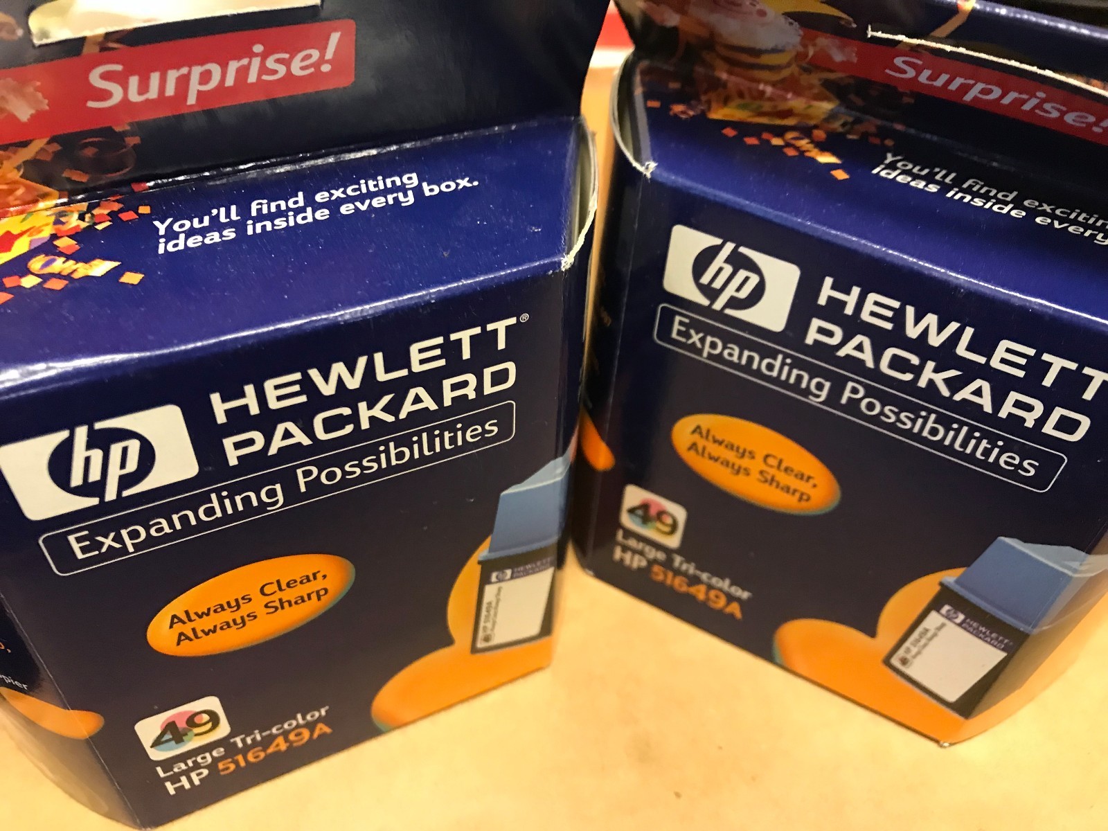LOT OF TWO HP 51649A LARGE TRI COLOR INK CARTRIDGES SAVINGS EBay lot-of-two-hp-51649a-large-tri-color-ink-cartridges-savings-ebay
