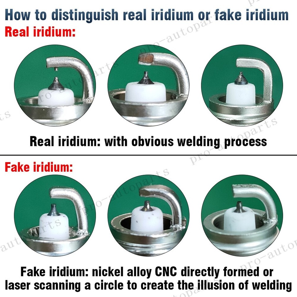 Upgrade 6x 41-109 12622561 REAL Iridium Spark Plugs For Buick Cadillac ...