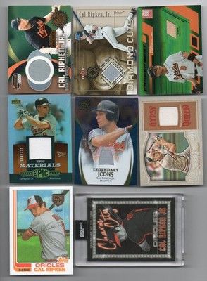 Cal Ripken Jr. (8) Card Memorabilia Lot. | eBay