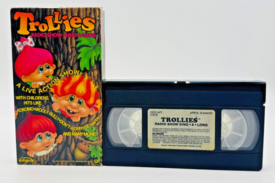 Trollies VHS Radio Show Sing Along Vintage 1992 Trollieland Adventure ...
