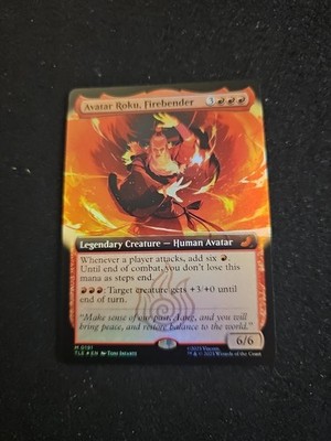 Avatar Roku, Firebender (Extended Art) Foil #191 MTG: Avatar The Last ...