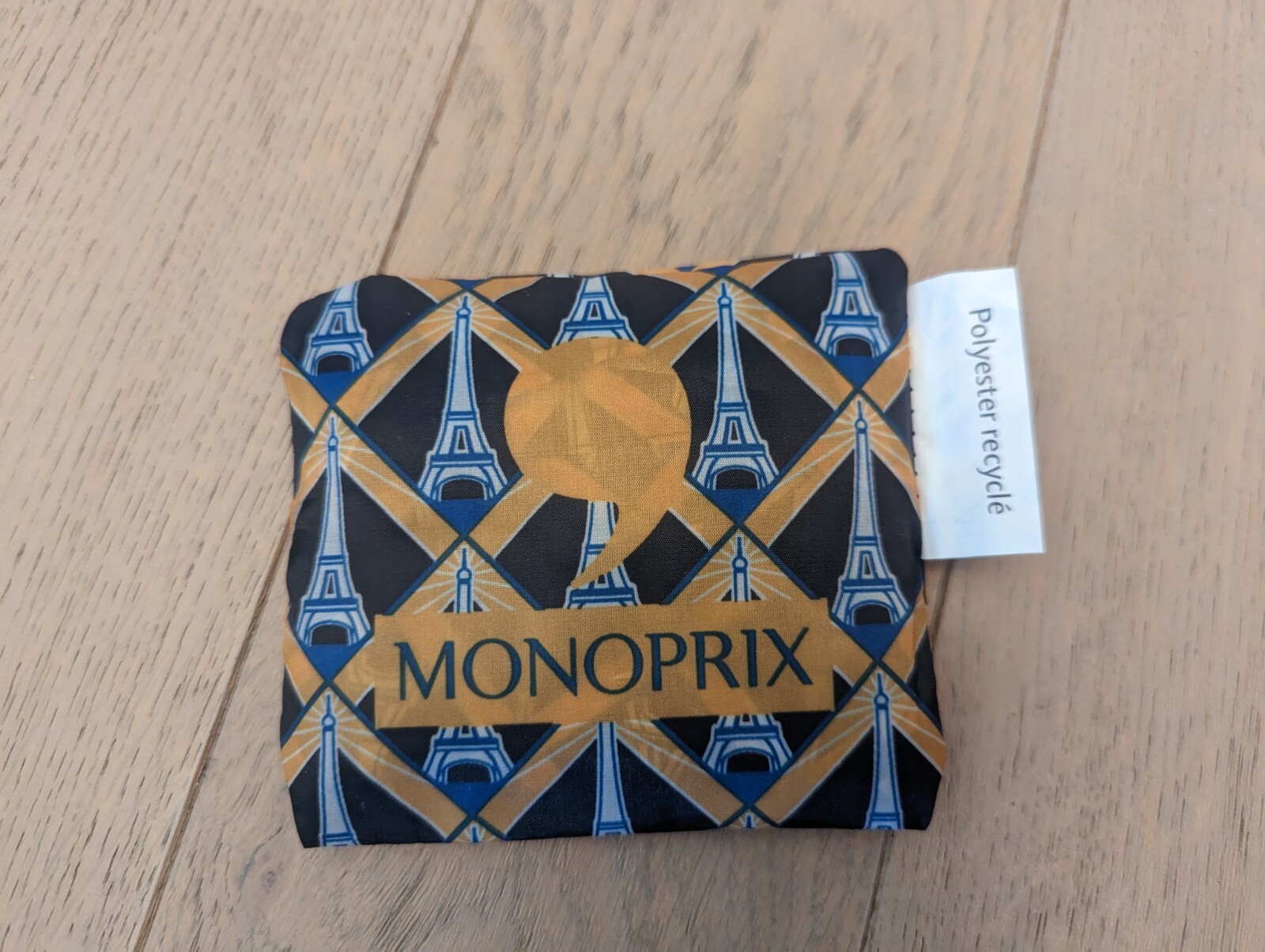 monoprix grocery shopping tote bag reusable france supermarket eiffel tower | eBay