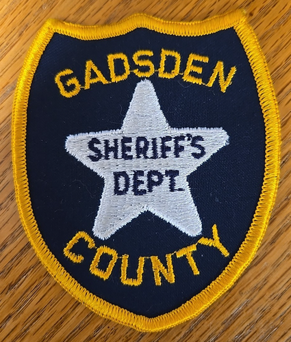 old vintage GADSDEN COUNTY FLORIDA SHERIFF POLICE PATCH | eBay