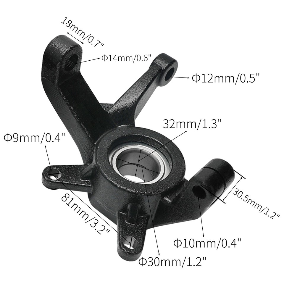 4 Wheeler Front+Rear Differential Drive Shaft CV Axle Kit Gear Box 7 ...