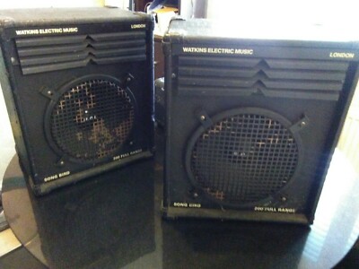 VINTAGE WATKINS WEM SONG BIRD 200watt FULL RANGE Speakers | eBay