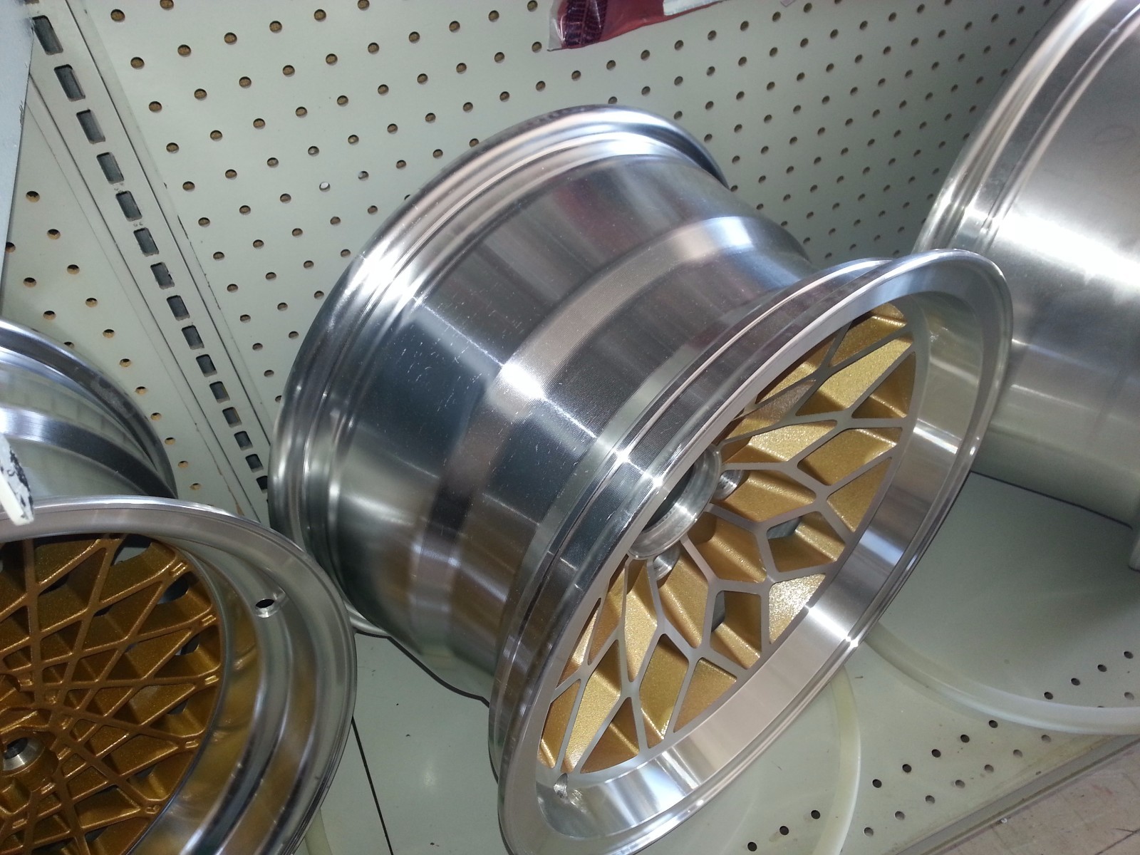 TRANS AM 15X8 ALUMINUM SNOWFLAKE WHEEL KIT W/ CENTER CAPS & LUG NUTS ...