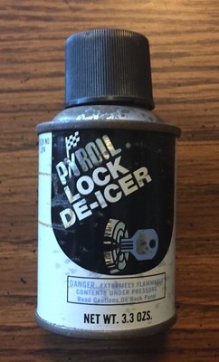VINTAGE PYROIL LOCK DE-ICER CAN EMPTY AUTO TIN PYROIL CO CHAMPION ...