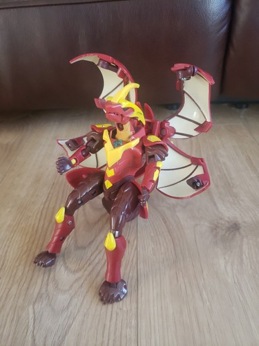 Bakugan Gundalian Invaders Bakumorph Red Dragon Figure Spin Master 2009 ...