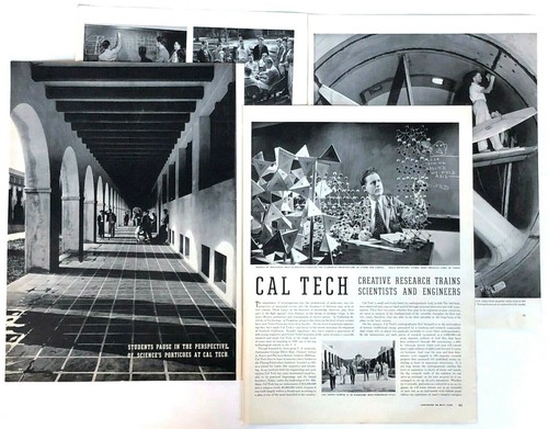 1941 Cal Tech Article Scientists Engineer California Institute of ...