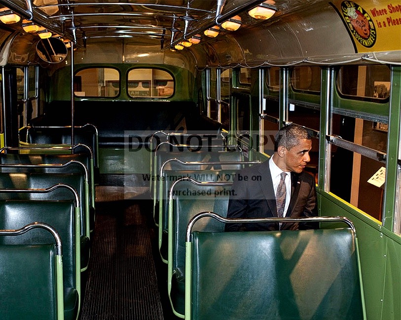 Rosa Park Autobus Obama
