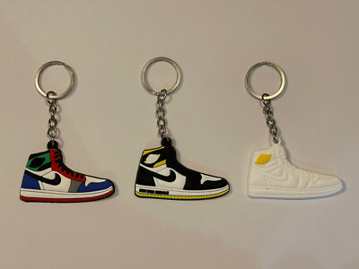 Nike Air Jordan Trainer Sneaker Key Ring Key Chain x 3 Bundle | eBay.de
