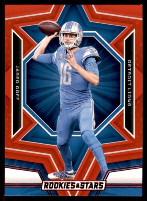 2023 Rookies & Stars RED Jared Goff Detroit Lions #34 | eBay