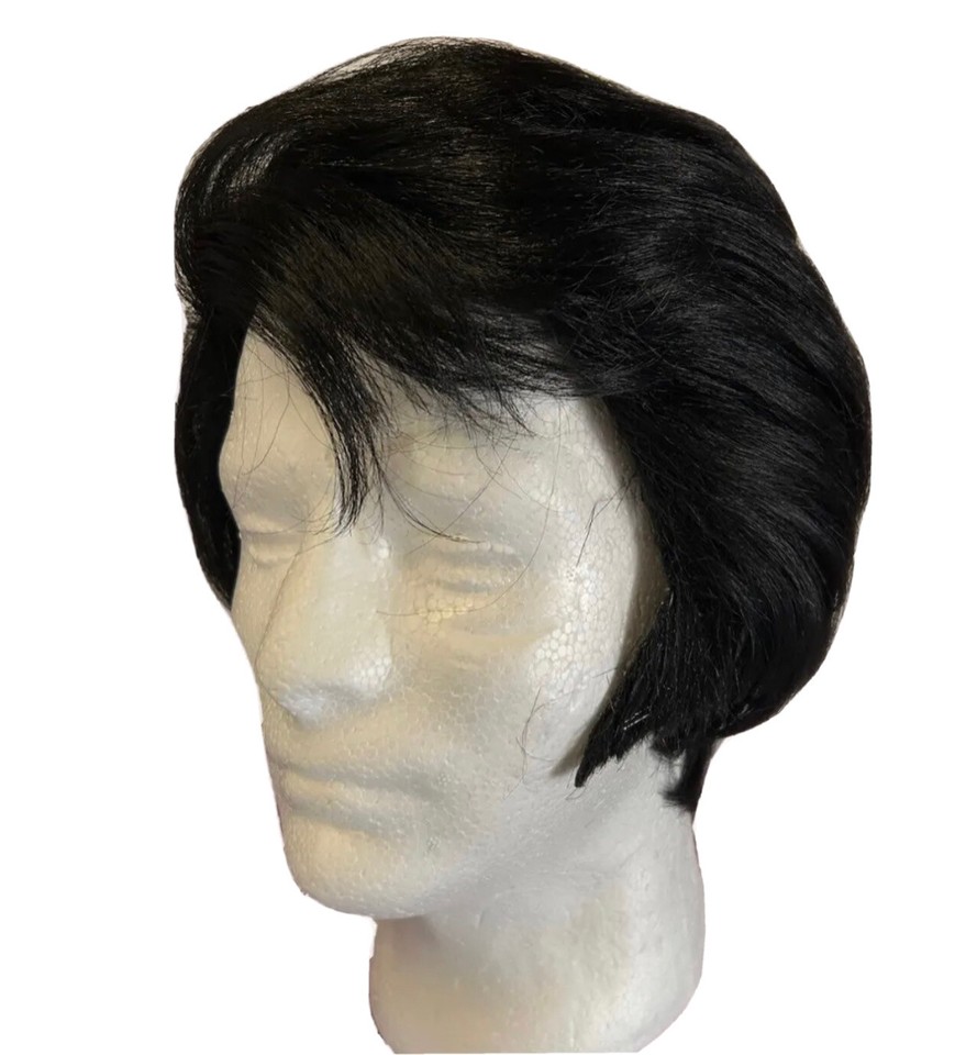 Elvis Wig - 70's Style (no Sideburns) ETA “THE MADISON” | eBay