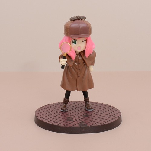 Anime Detective Anya Cute Girl Figure Model Statue Collect PVC Toy 13cm ...