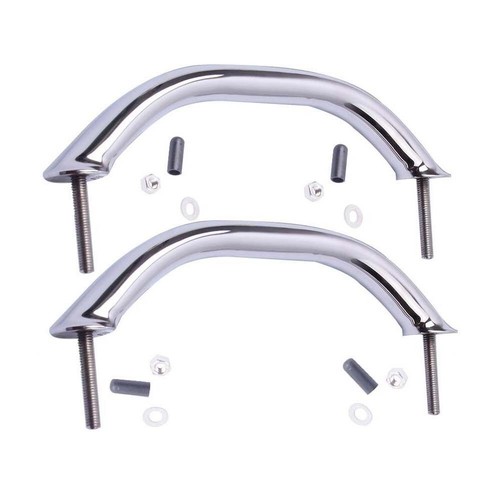 2X Stainless Steel 8-5/8" Safety Grab Handle Boat Hand Rail Caravan ...