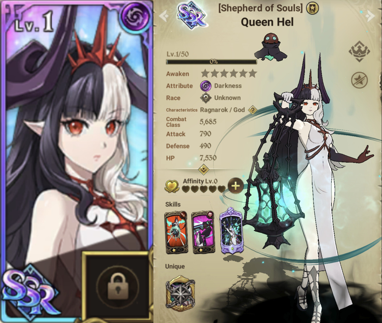 Seven Deadly Sins Grand Cross, Queen, Hel, Dark Unit, 7DS, GLOBAL | eBay