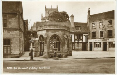 THE CONDUIT & ABBEY, SHERBORNE - Dorset Postcard Sweetman | eBay UK