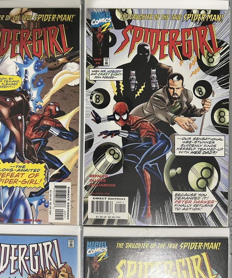 SPIDER-GIRL Lot #2 3 4 5 8 9 10 11 12 13 82 83 - 1st app Darkdevil, Venom | eBay
