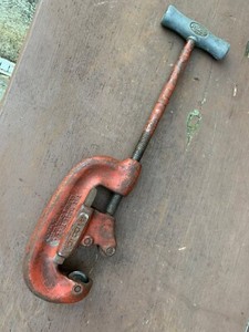 RIDGID No. 2 Heavy Duty 3 Wheel Pipe Cutter 1/8-2" NICE VINTAGE USA | eBay
