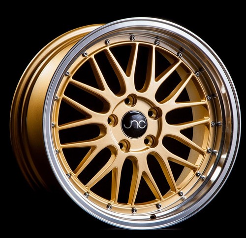 JNC Wheels Rim JNC005 Gold Machined Lip 17X9.5 4X100/4X114.3 ET32 | eBay
