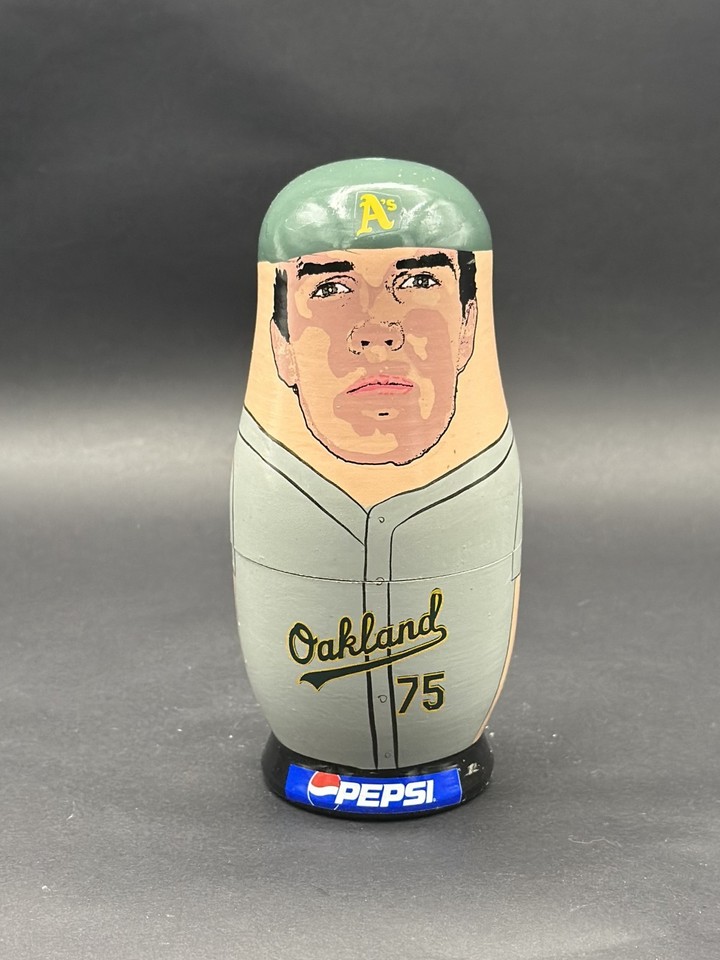 OAKLAND A'S BABOOSHKA MULDER, ZITO, HUDSON NESTING DOLLS - 2003 | eBay