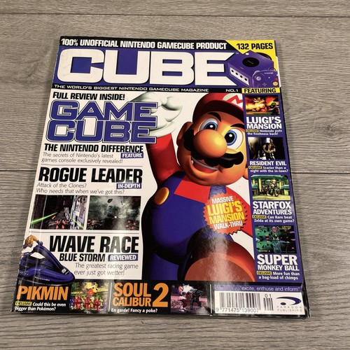 Issue 01 Nintendo Cube Magazine 2001 - 100% Unofficial Game Cube Magazine | eBay UK