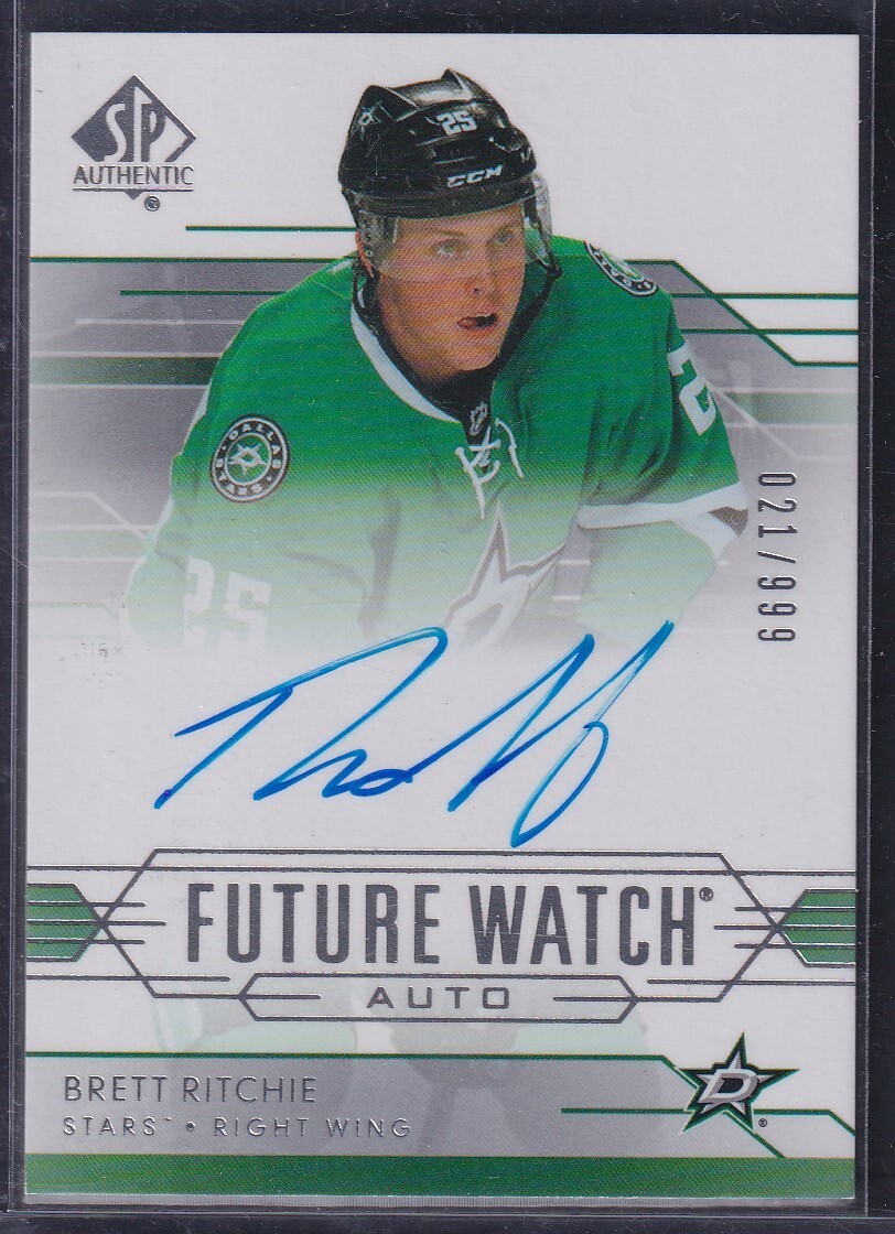 BRETT RITCHIE - 2014 SP Authentic Future Watch Auto #307, /999 | eBay