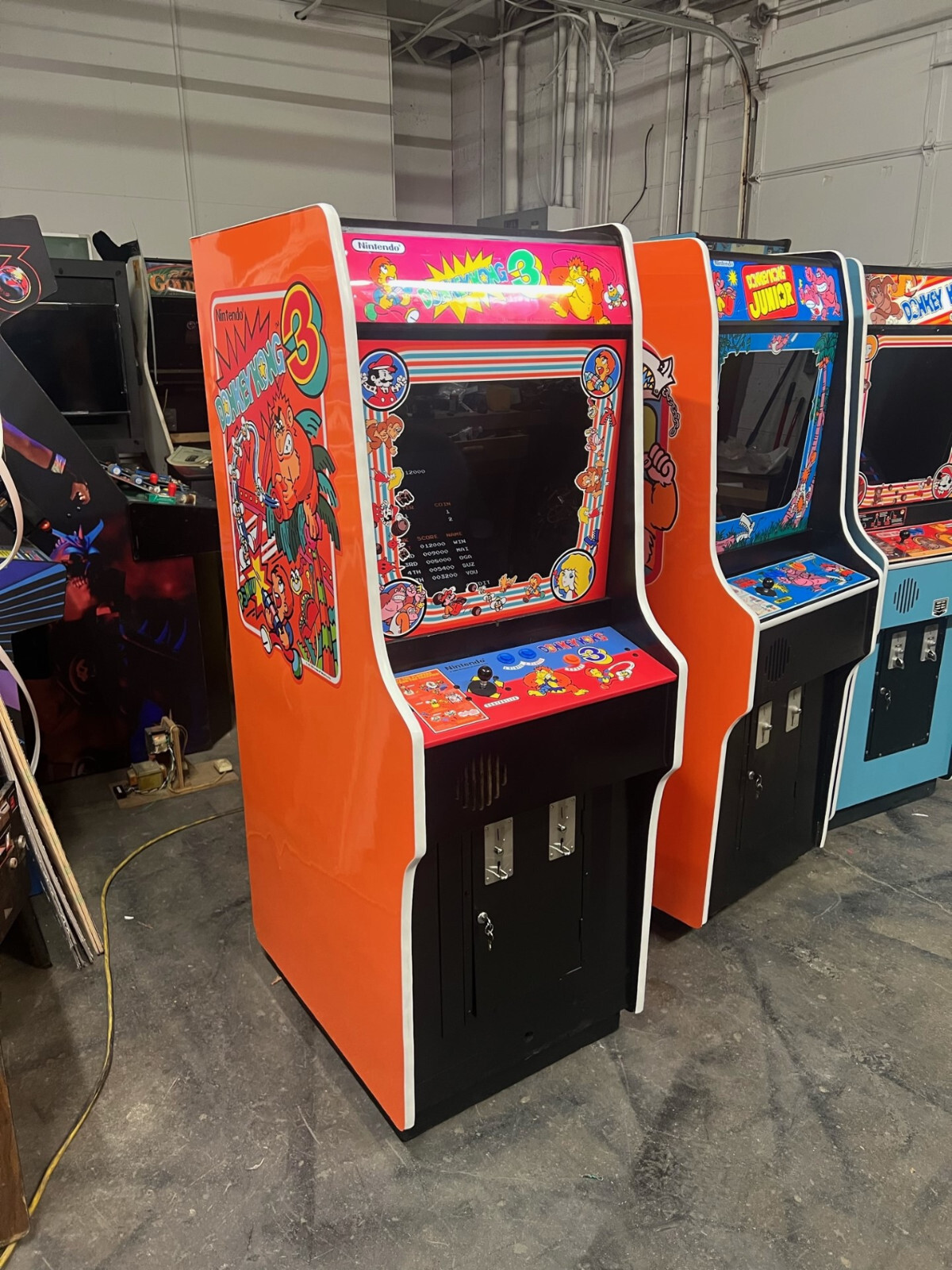 DONKEY KONG 3 ARCADE MACHINE by NINTENDO 1983 (Excellent) *RARE* | eBay