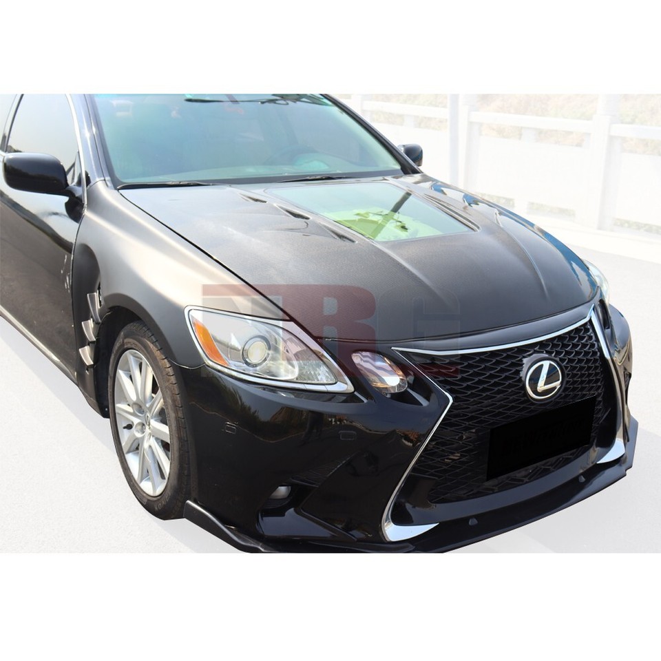 for 2006-2012 GS F GS350 GS200t GS300 Lexus DT style vented Carbon ...