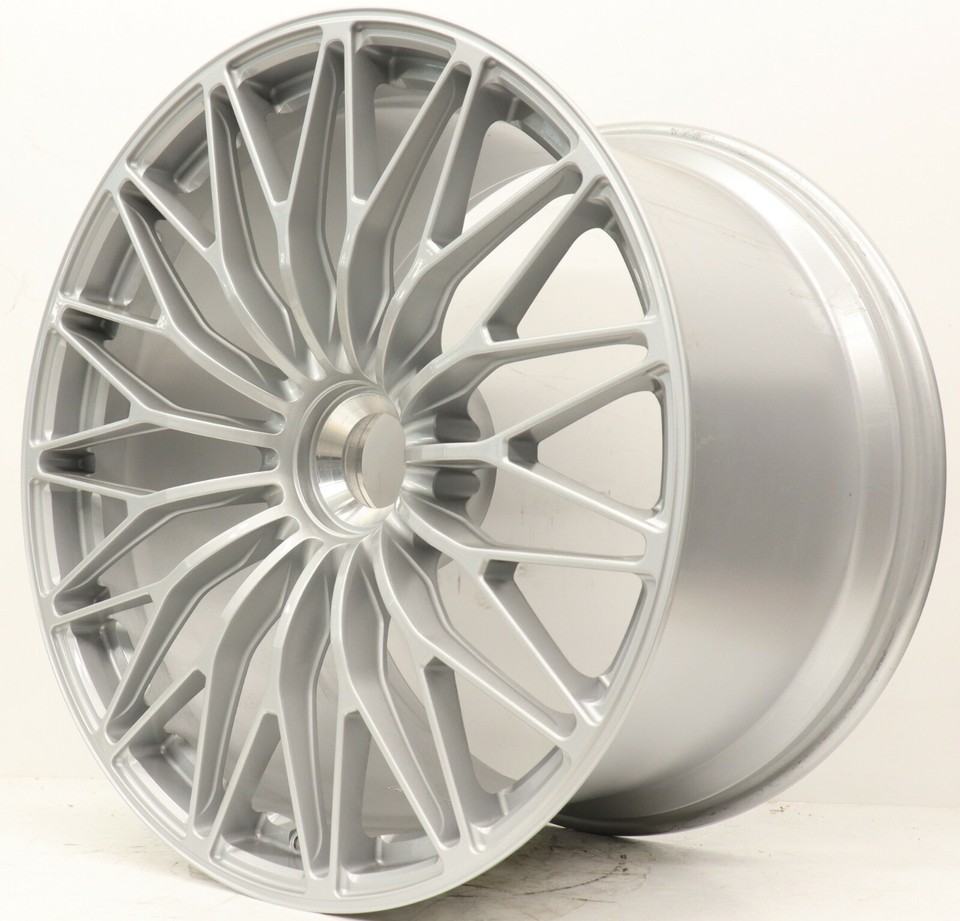 Lamborghini Aventador S 21" x 13" Dianthus Original Silver Rims 4 ...