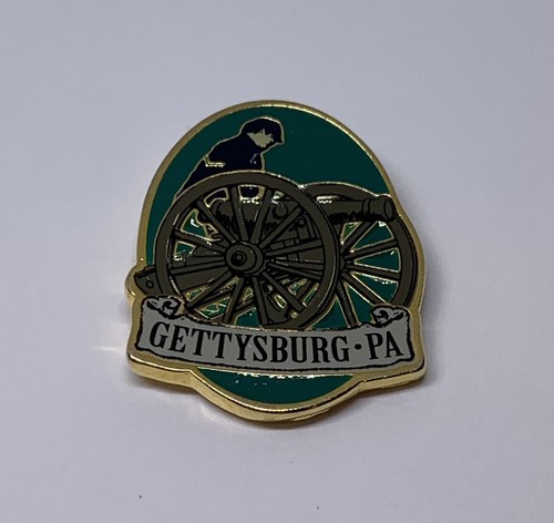 Gettysburg Cannon Ball Battlefield Battle Civil War Soldier Lapel Pin ...