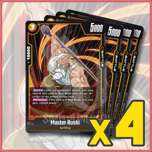 DRAGON BALL SUPER FUSION WORLD: Master Roshi Blazing Aura FB02-109 Rare ...