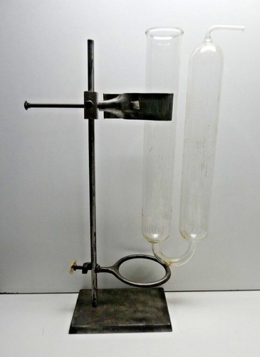 VINTAGE SCIENTIFIC GLASSWARE GLASS JAR LABORATORY CHEMIST BOTTLE ON ...