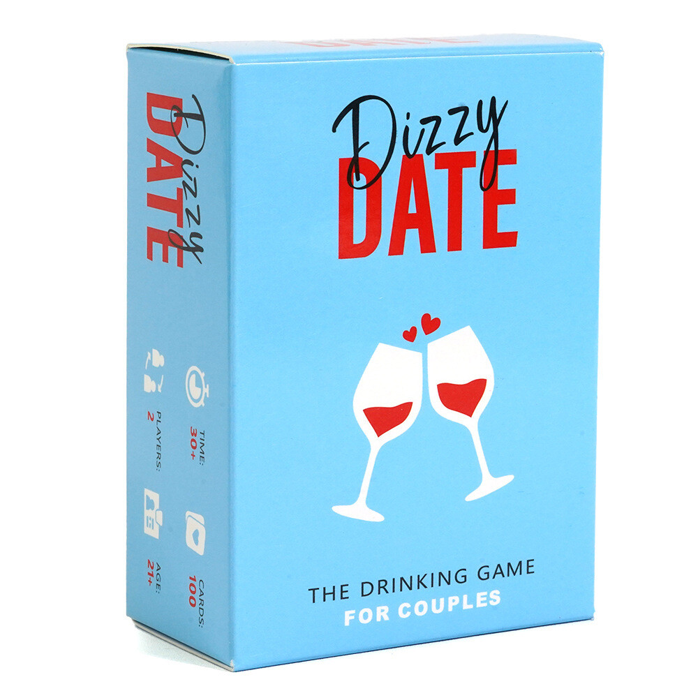 Dizzy Date Card Game For Party Couples Date Nights Game Cards Couples ...
