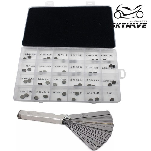 7.48mm 47PC Valve Shims Feeler Gauge for Honda CRF250R CRF250X VFR800 ...
