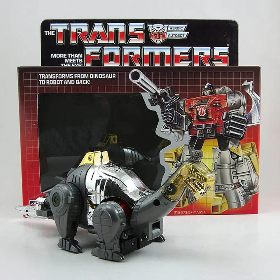 Sale Transformers G1 Reissue Dinobots Set Grimlock Swoop Sludge Slag ...