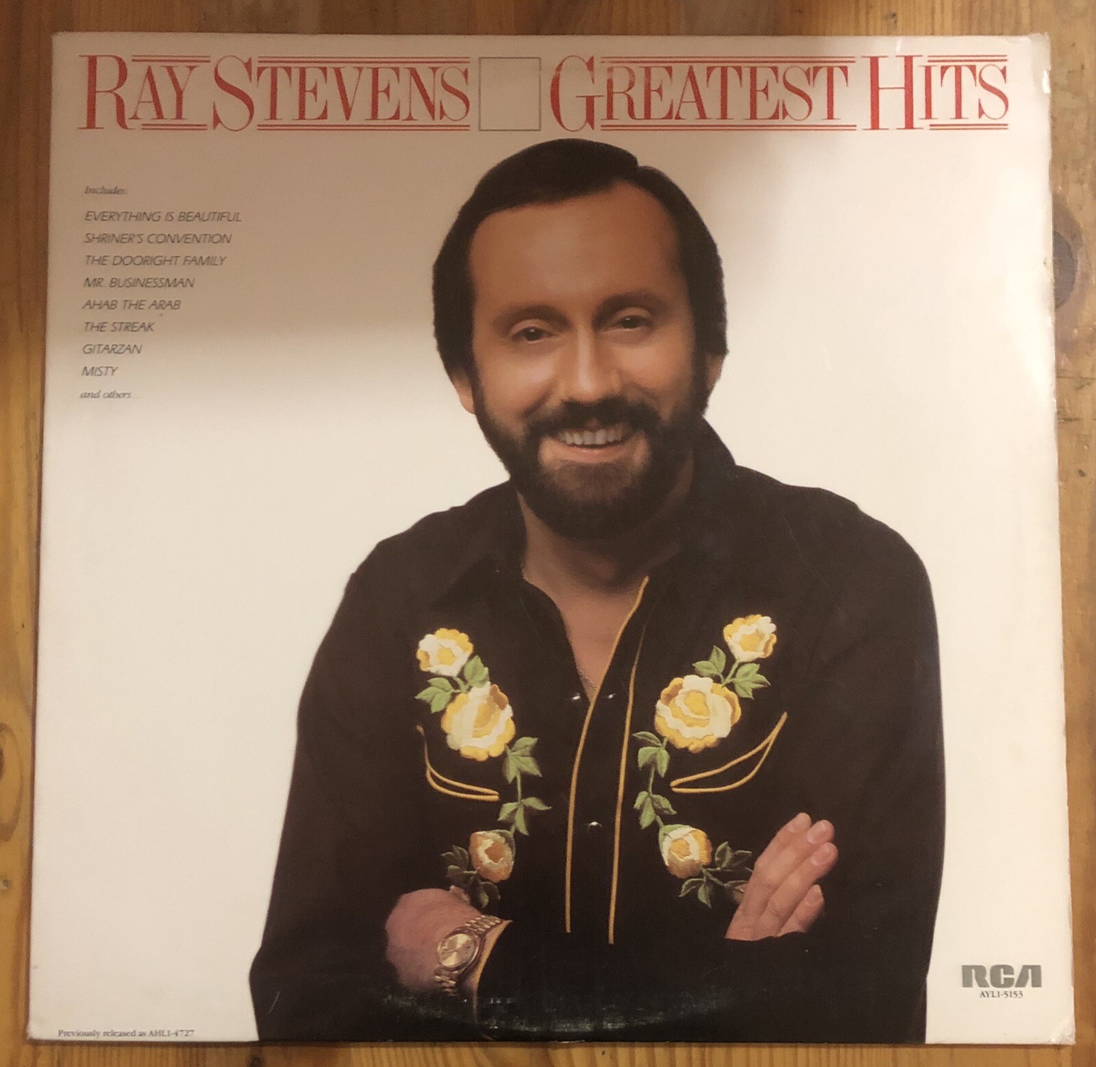 Greatest Hits Ray Stevens Vinyl LP Record 1983 RCA AYL 1-5153 Light ...