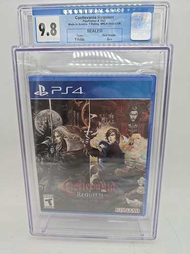 Castlevania Requiem Blue Label CGC U9.8 A++ PS4 Sealed Limited Run ...