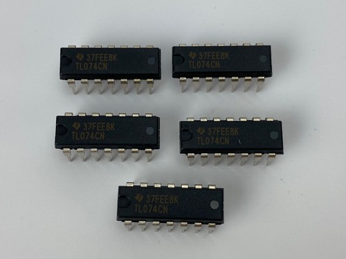 TL074CN Texas Instrument IC Chip Quad JFET Op Amp, 5pcs New | eBay