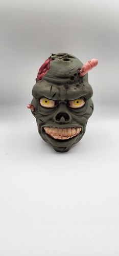 Zombie Head Headphone Stand Hand Painted Functional Display Piece | eBay