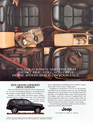 1996 JEEP Grand Cherokee Orvis Edition ~ VINTAGE PRINT AD | eBay